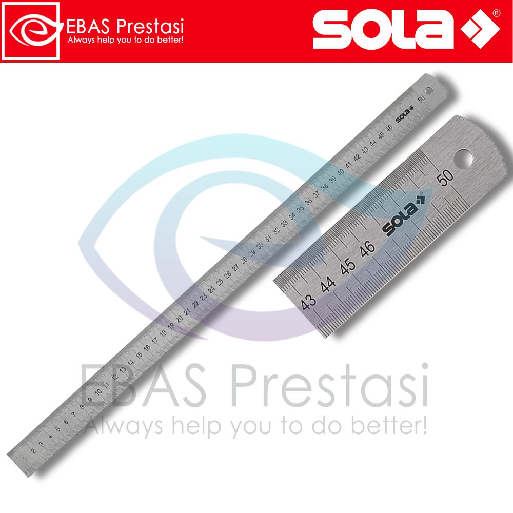 Jual SOLA LSB 300 - Penggaris Besi 30 cm | Shopee Indonesia