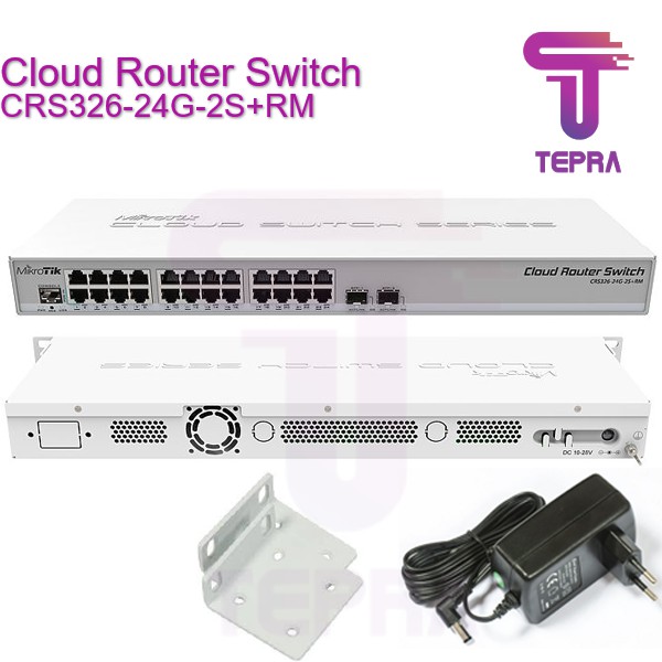 Jual MikroTik CRS 326 24G 2S+ RM CRS326-24G-2S+RM | Shopee Indonesia