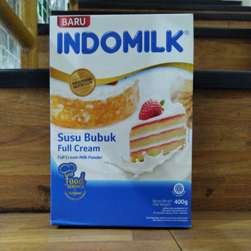 Jual Indomilk Full Cream Powder/Susu Bubuk Indomilk 400gr | Shopee Indonesia