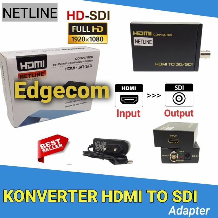 Jual Konv | Konverter Hdmi To Sdi Adaptor Netline | Shopee Indonesia