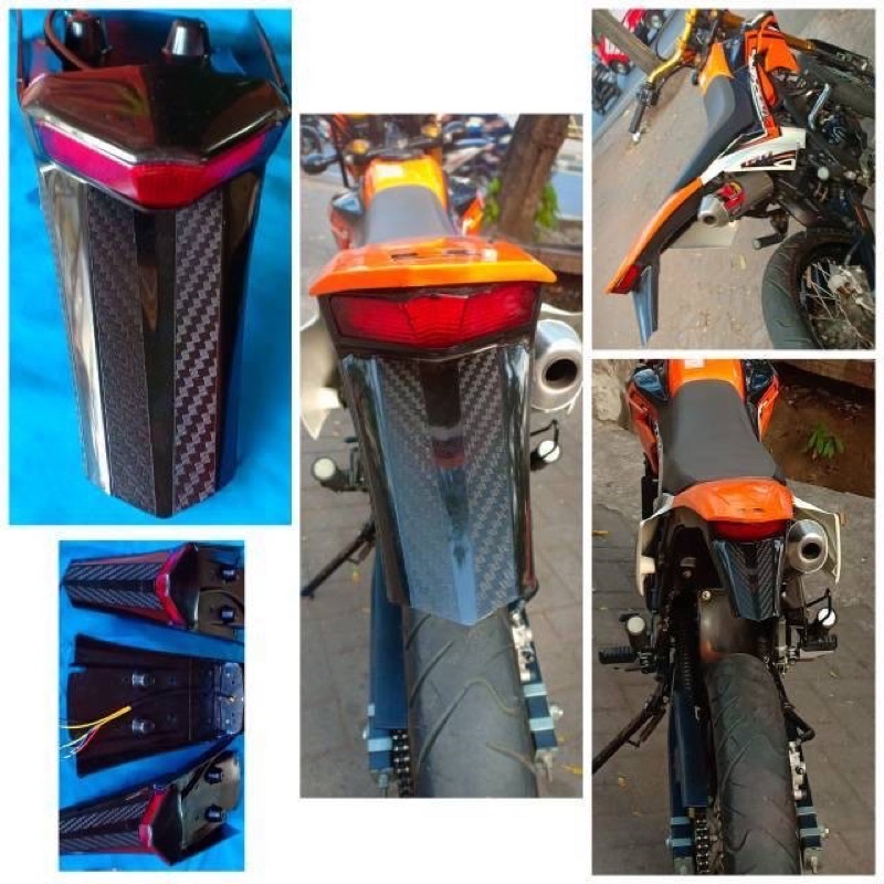 Jual spakbor lampu stop belakang motor dtracker new klx 150 bf klx 150s stoplamp klx bf klx s ...