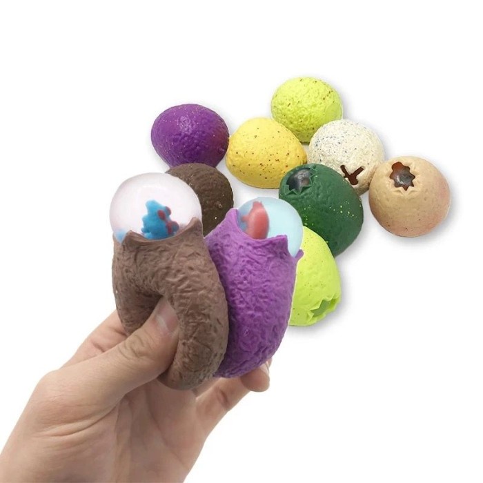 Jual BABY DINO IN EGG POP UP TOYS cfc dinosaurus embrio squeeze telur ...