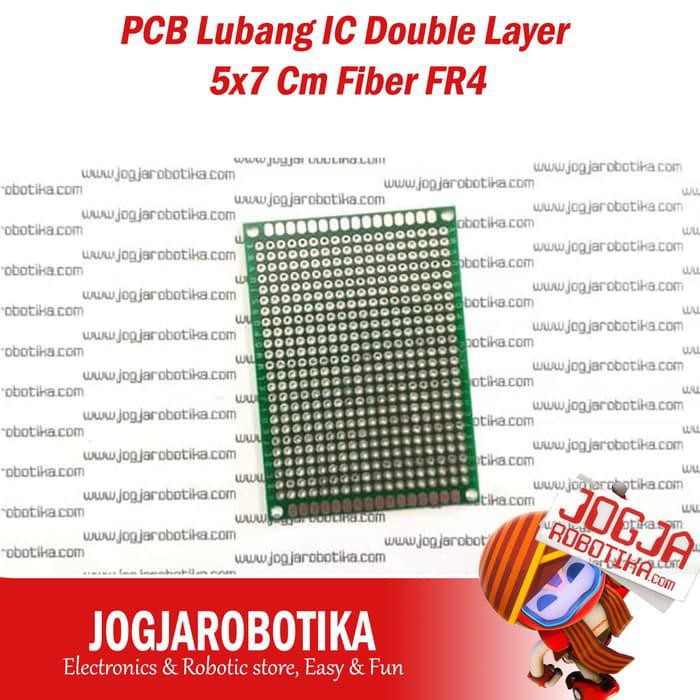 Jual PCB Lubang IC Double Layer 5x7 Cm Fiber FR4 | Shopee Indonesia