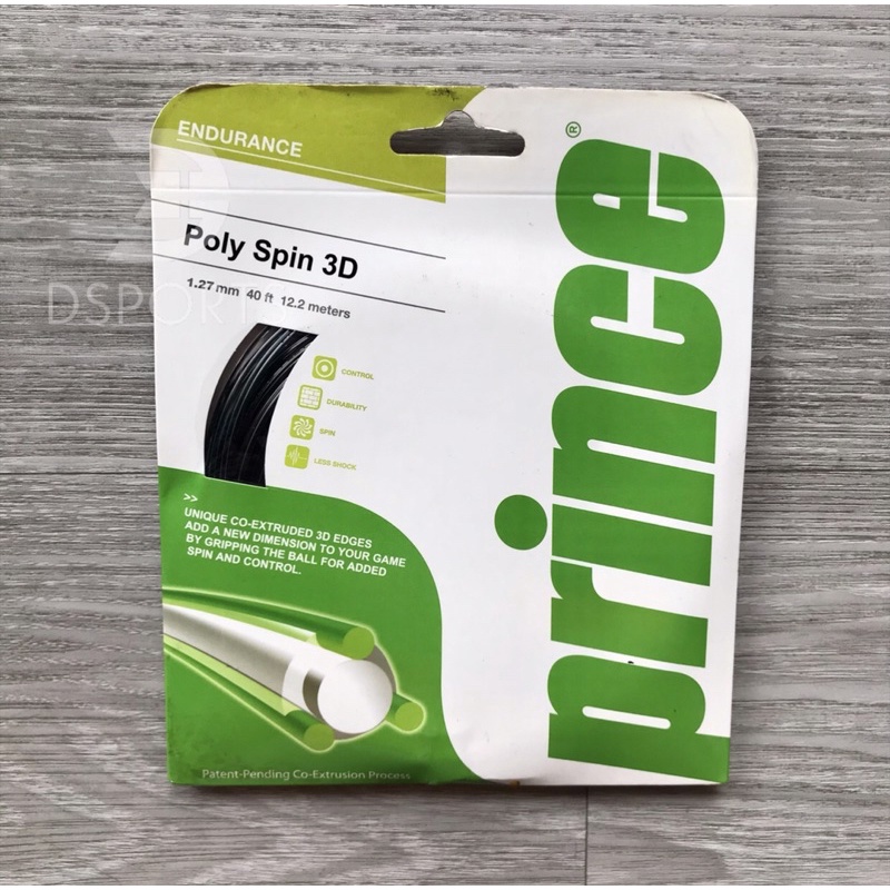 Jual Prince Poly Spin 3D Endurance ( Tennis String Senar Tenis ...