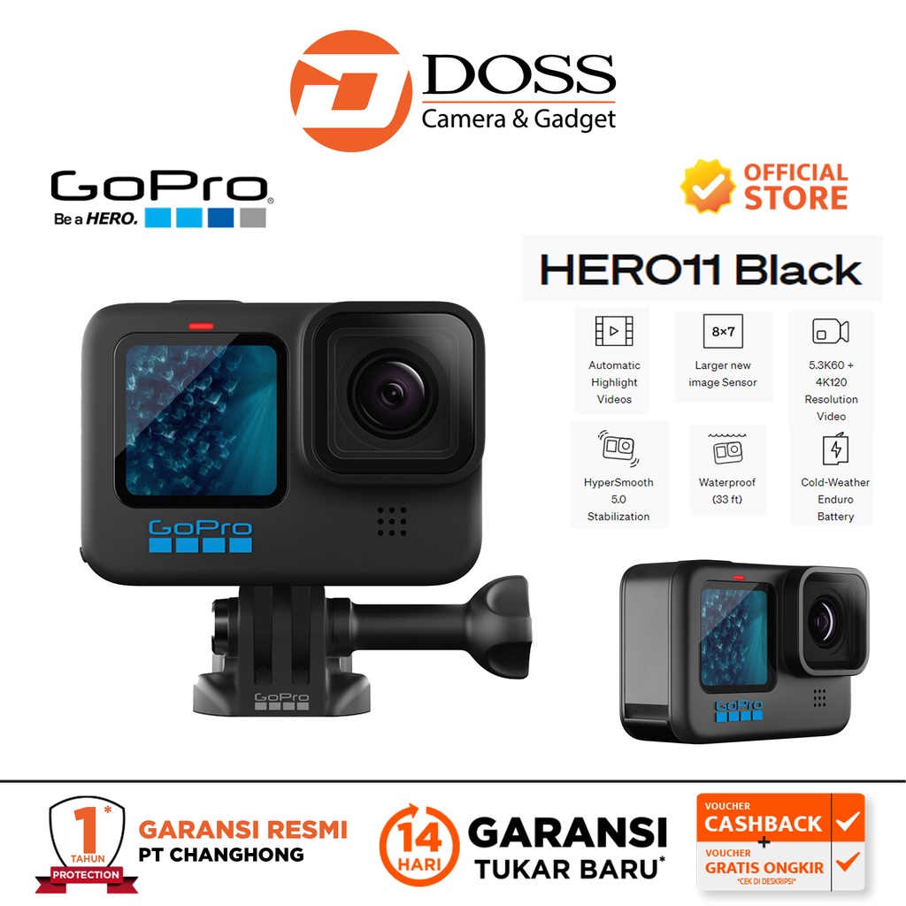 Jual Gopro Hero 11 Gopro Hero11 Action Camera Black | Shopee Indonesia