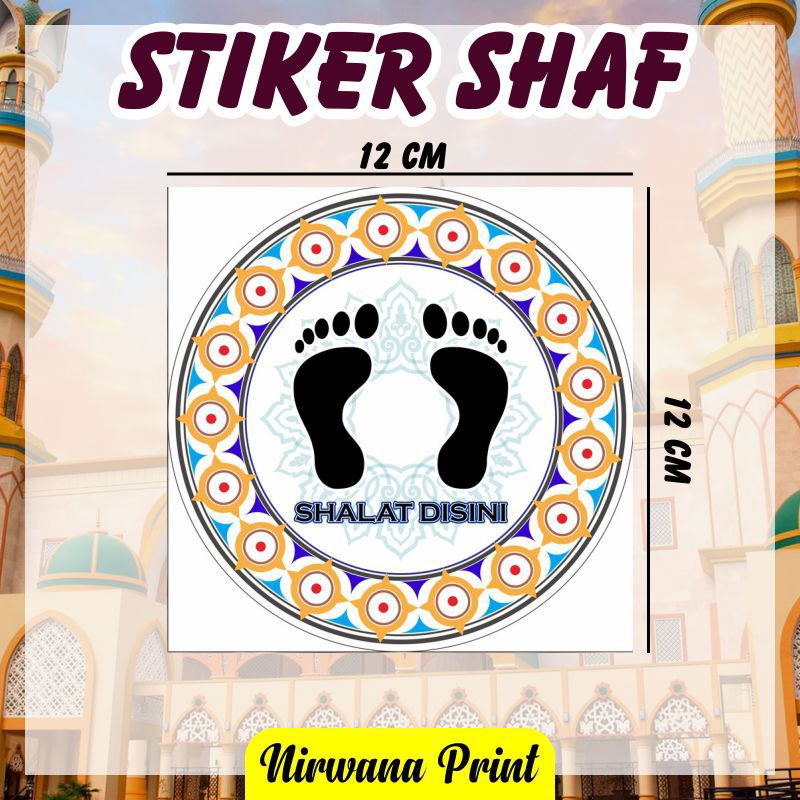 Jual Stiker Shaf Shalat Masjid Musholla | Shopee Indonesia