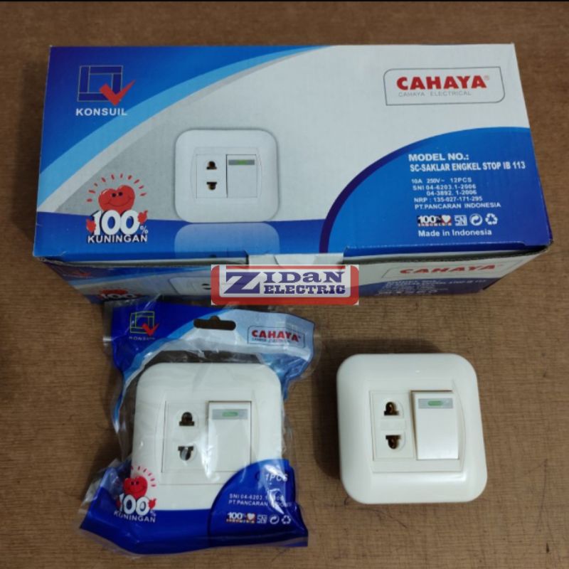 Jual Inbow Saklar Engkel Stop Kontak Radium Cahaya / IB Saklar Engkel ...
