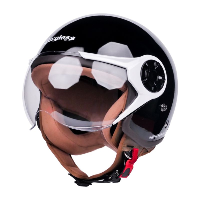 Jual Helm cargloss YRH hijab deep black-carglos hijab original | Shopee ...