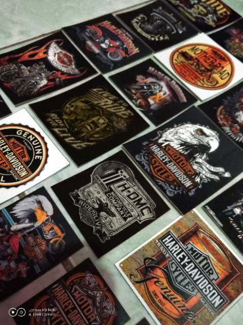 Jual Stiker Harley Davidson Aksesoris Motor Harley Moge Bikers Chopper ...