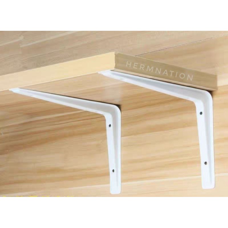 Jual Siku Rak Dinding L Tebal Shelf Bracket Besi Siku Sokong Warna ...