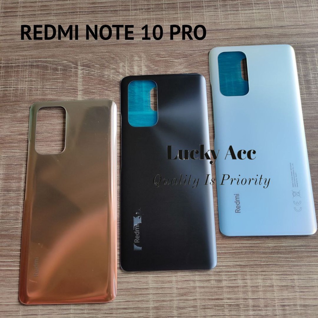 Jual Backdoor Tutup Belakang Hp Xiaomi Redmi Note 10 Pro / Xiomi Redmi ...
