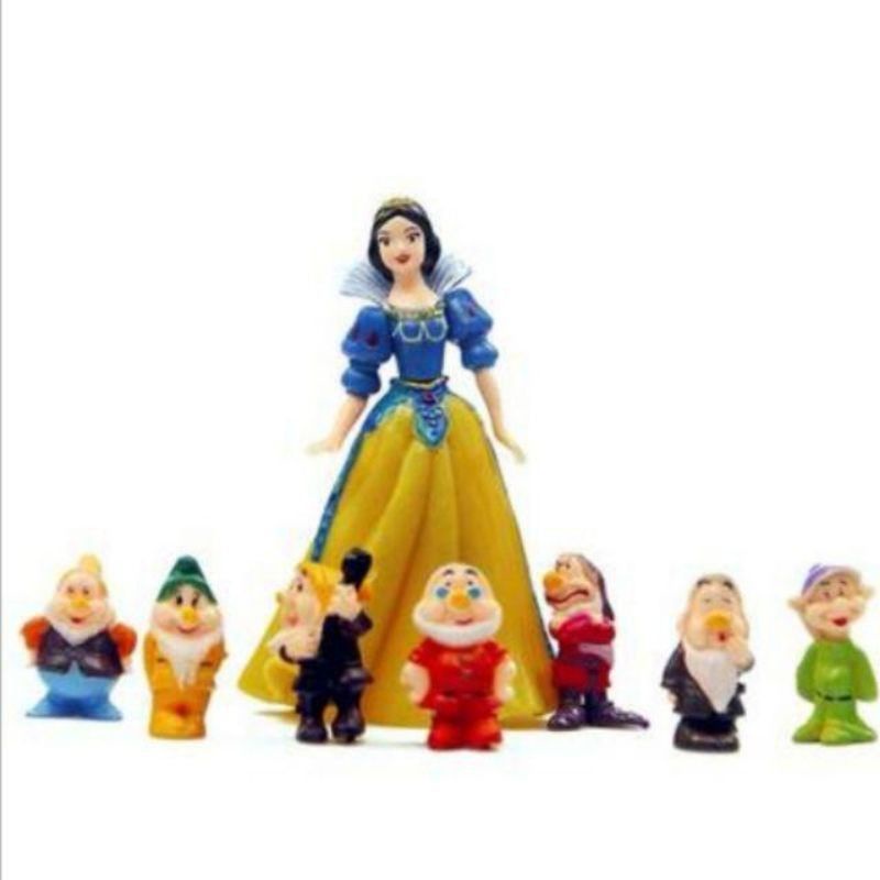 Jual CAKE TOPPER PRINCESS SNOW WHITE SEVEN DWARF PUTRI SALJU 7 KURCACI ...