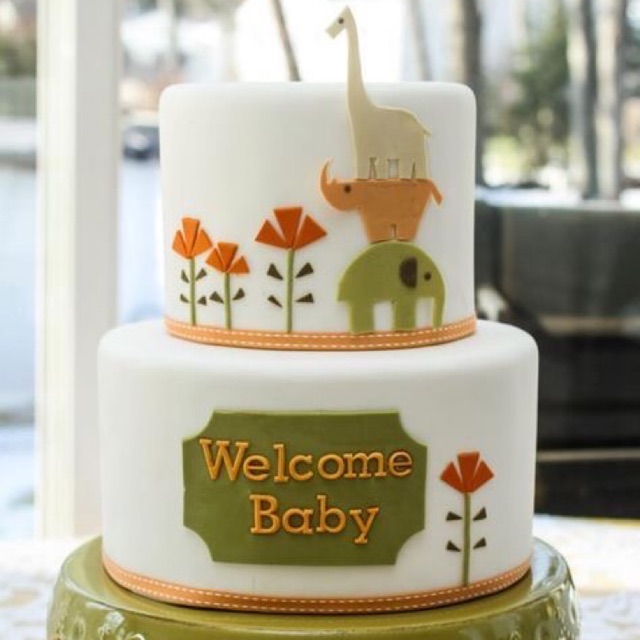 Jual Custom Birthday Cake/ Kue Tart Anak satu bulan/Kue Ulang Tahun/One ...