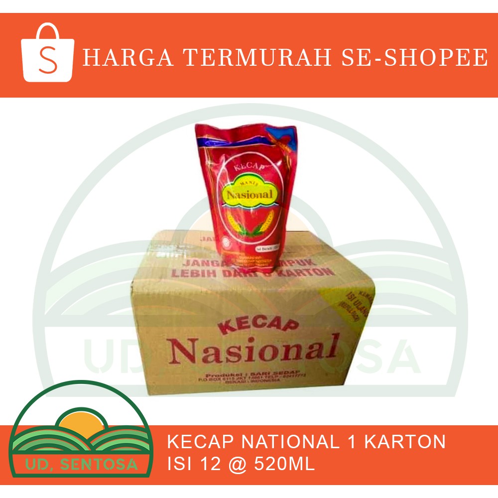 Jual KECAP NATIONAL 1 DUS ISI 12 @520ML | Shopee Indonesia