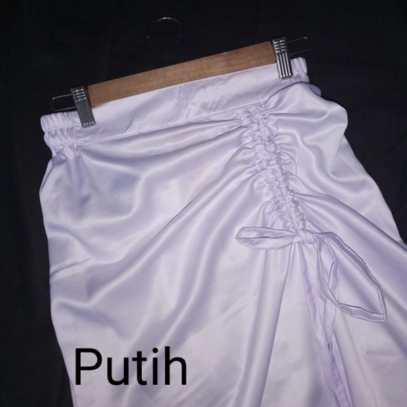 Jual ROK SERUT SATIN /SHASHA SKIRT /ROK SERUT POLOS/ BISA REQUEST ...