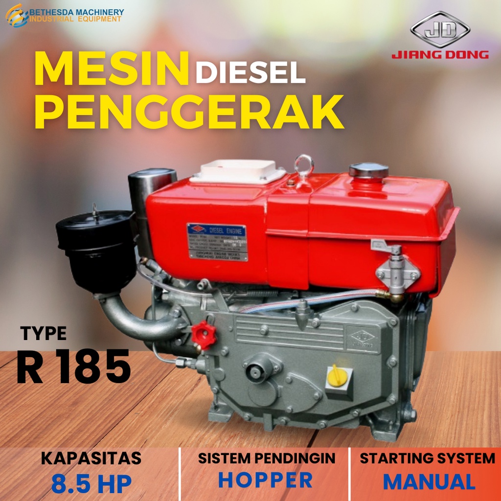 Jual Mesin penggerak 8PK - Diesel Jiangdong R 180 NL 8 HP/ 8HP Engine Solar | Shopee Indonesia