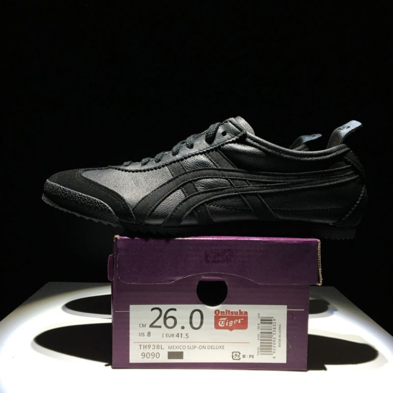 Jual SEPATU ONITSUKA TIGER MEXICO66 FULL BLACK ORIGINAL MADE IN JEPANG ...