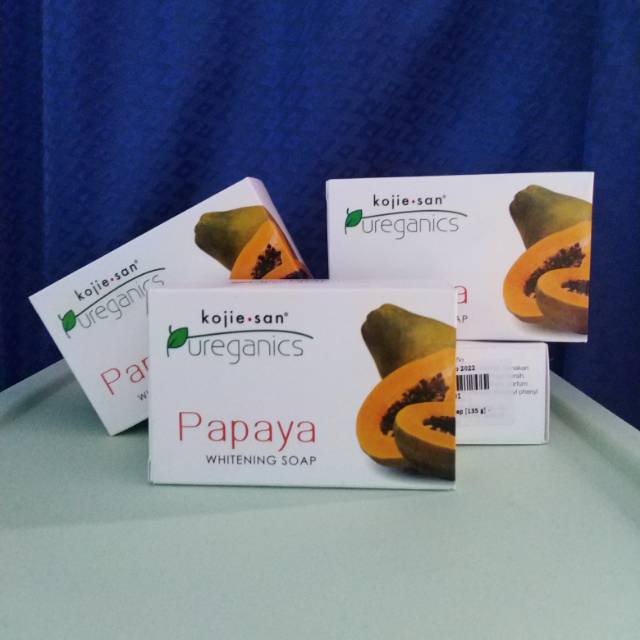 Jual (Exp 2022) Kojie.San Pureganics Papaya Whitening Soap 135gr ...