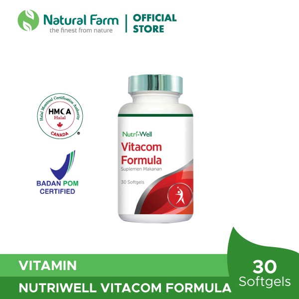 Jual Nutriwell Vitacom Formula - 30 Softgels | Shopee Indonesia