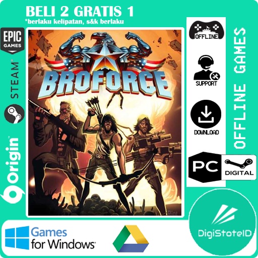 Jual Broforce and The Expendables Missions - Game PC | Shopee Indonesia