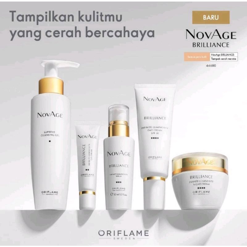 Jual PROMO ORIGINAL novage briliance infinite luminosity,oriflame ...