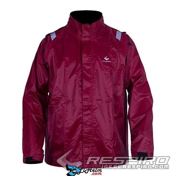 Jual Jas Hujan Respiro The Challenger Red Maroon Raincoat | Shopee ...