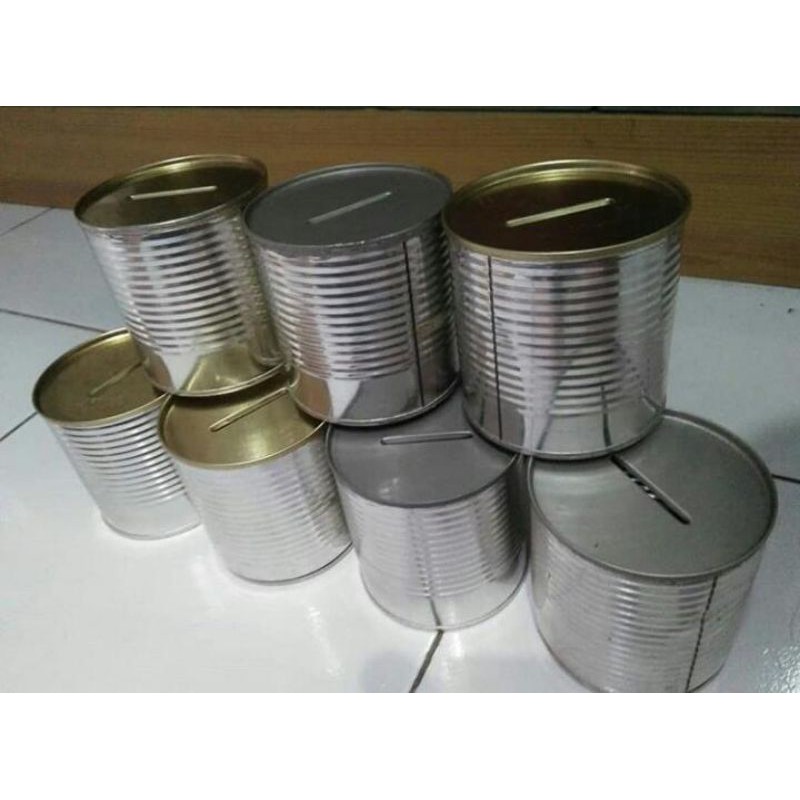 Jual celengan kaleng polos mini bergelombang | Shopee Indonesia