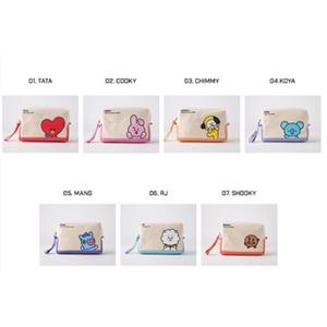 Jual BT21 CANVAS VOLUME POUCH I Pouch BT21 Original Korea | Shopee ...