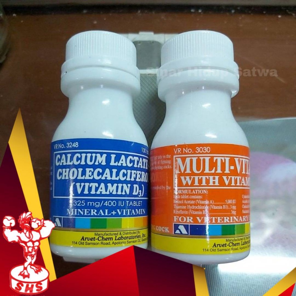 Jual Paket Calcium Lactate MultiVitamin SEPASANG | Shopee Indonesia