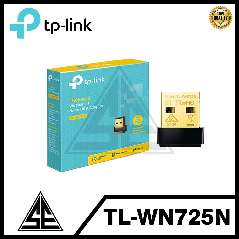 Jual TP-Link TL-WN725N V3 150Mbps Wi-Fi USB Adapter, Nano Size | Shopee ...