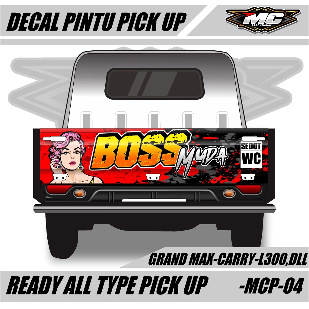 Jual STIKER PINTU BELAKANG GRANDMAX BOS MUDA - DECAL STICKER BAK ... Jual STIKER PINTU BELAKANG GRANDMAX BOS MUDA - DECAL STICKER BAK ...