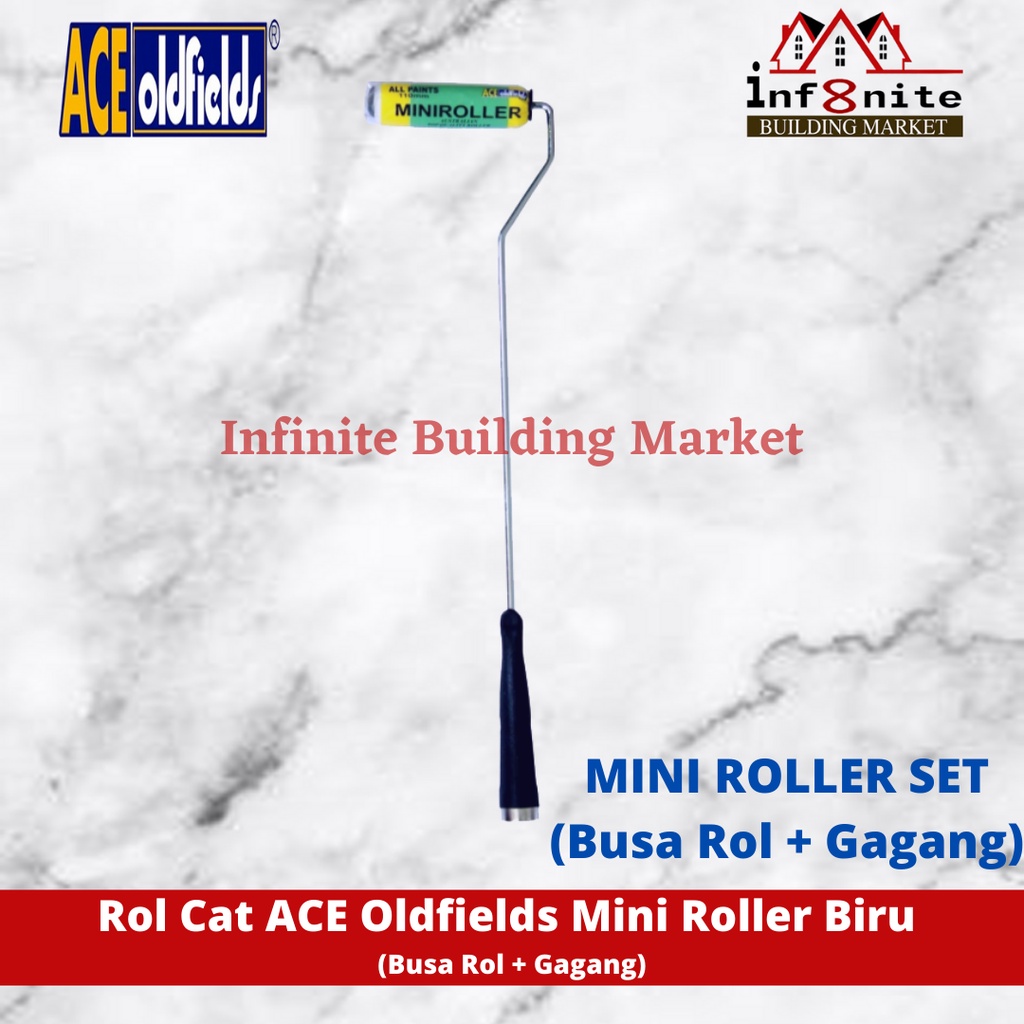 Jual Kuas Rol Cat Tembok Kecil Rol Cat Mini Roller ACE OLDFIELDS Kecil ...