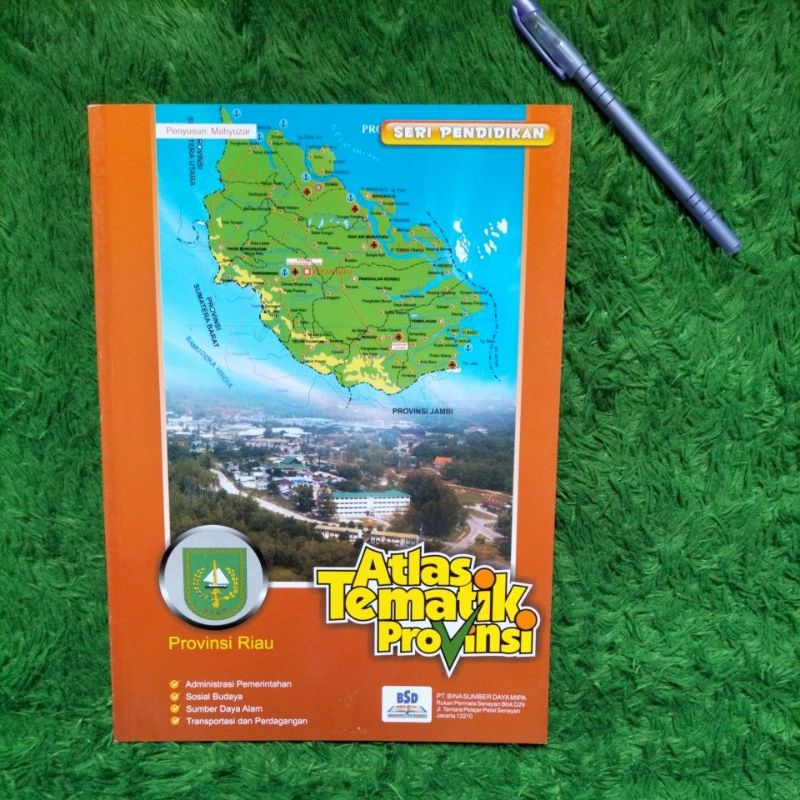 Jual ORIGINAL BUKU PETA ATLAS TEMATIK PROVINSI RIAU | Shopee Indonesia