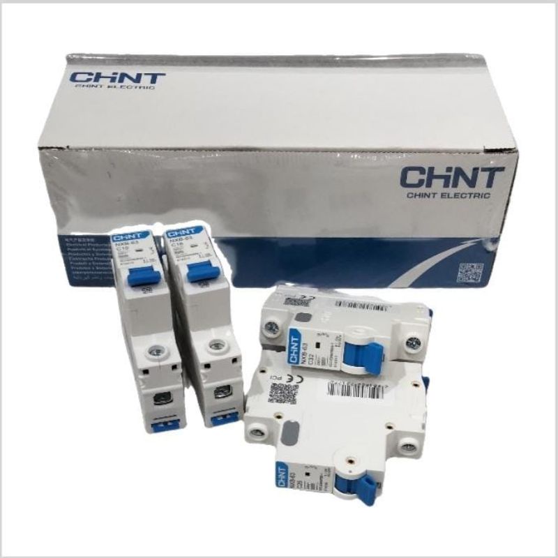 Jual MCB CHINT NXB-63 1 Phase C10, C16, C25 dan C32 | Shopee Indonesia
