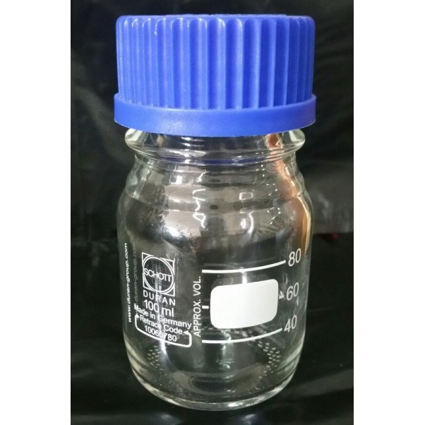 Jual botol glass lab 100ml Schott Duran | Shopee Indonesia
