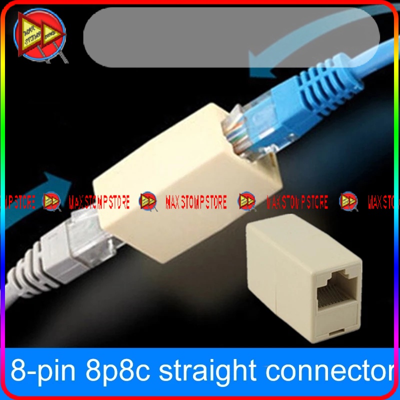 Jual KONEKTOR SAMBUNGAN KABEL LAN RJ45 BARREL LAN COUPLER BAREL UTP ...