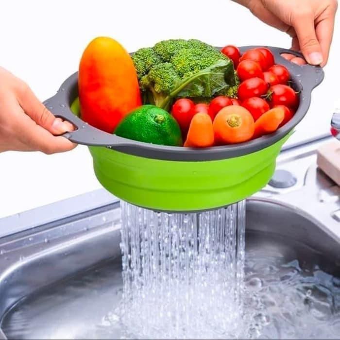 Jual Keranjang Cuci Tiris Buah dan Sayur Ukuran Besar / Peniris Buah ...