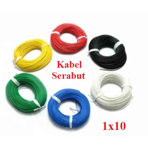 Jual Kabel Listrik Serabut 1x10 Ecer murah | Shopee Indonesia
