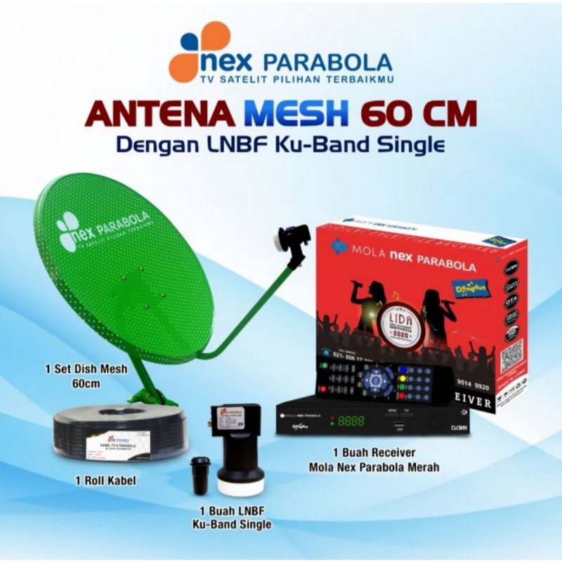 Jual Paket parabola mini NEX PARABOLA | Shopee Indonesia