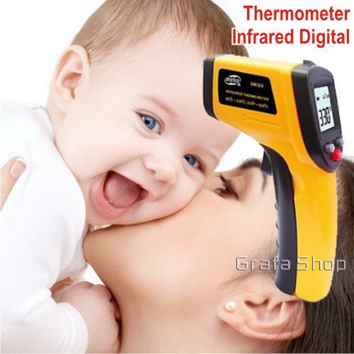 Jual Baby Thermometer Digital Infra red ukur suhu jarak jauh | Shopee ...