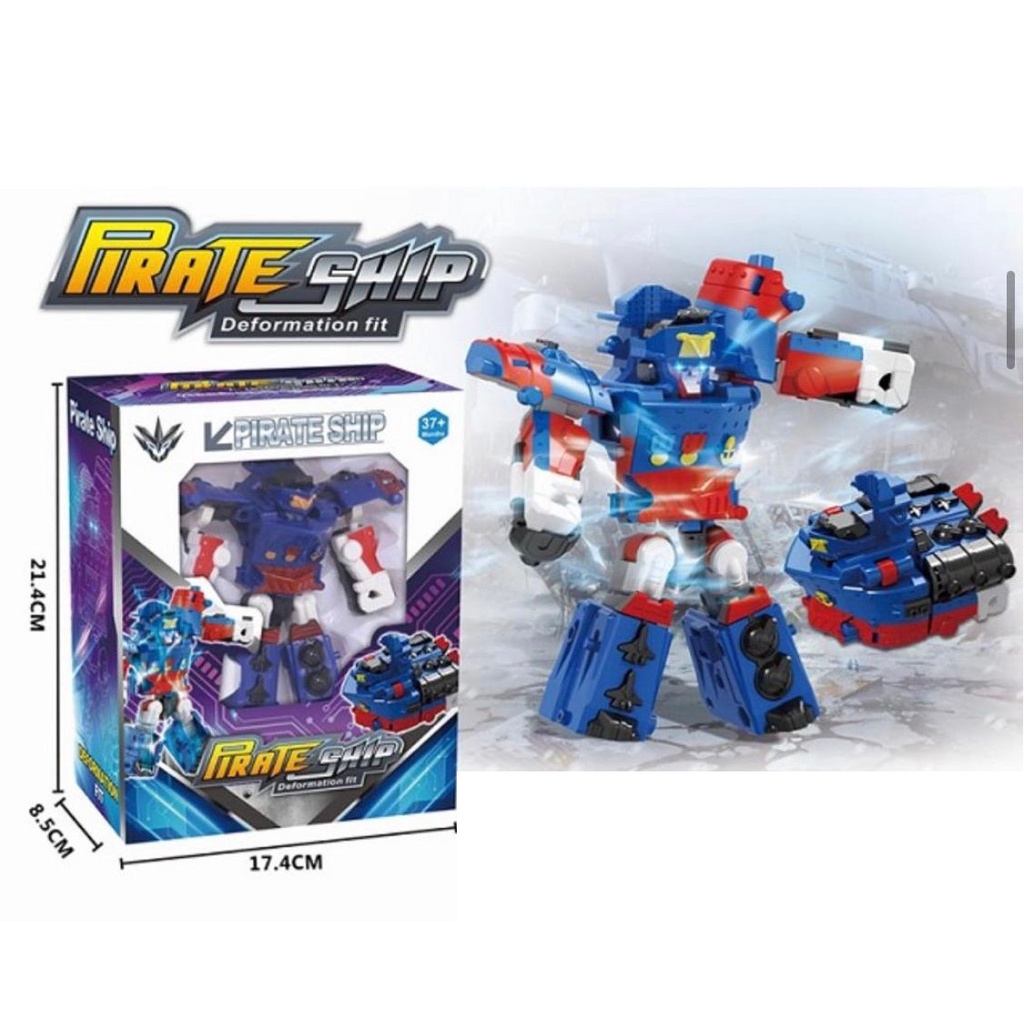 Jual Mainan Anak ROBOT AIR PHANTOM & PIRATE SHIP Robot Deformed Figure ...