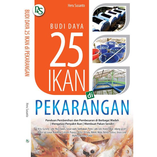Jual Buku Budidaya 25 Ikan Di Pekarangan Heru Susanto Ps ~ac1054