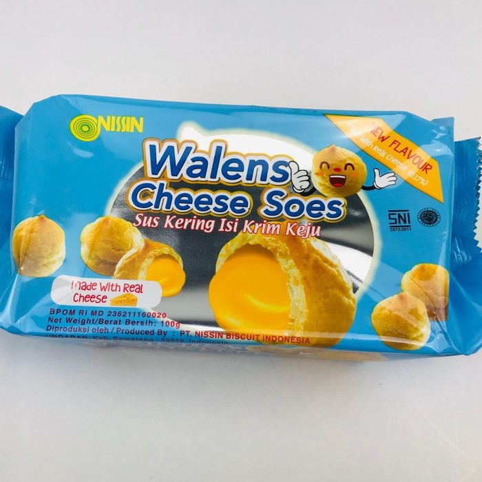 Jual Nissin Walens Keju Kue Sus Kering 100 gr BM | Shopee Indonesia