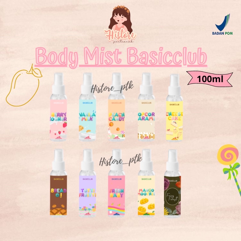 Jual Basicclub x Geamoore Body Mist Premium EDT Parfum 100ml | Shopee Indonesia