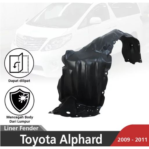 Jual LINER FENDER TOYOTA ALPHARD 2009 2010 2011 ANH20 DEPAN | Shopee ...