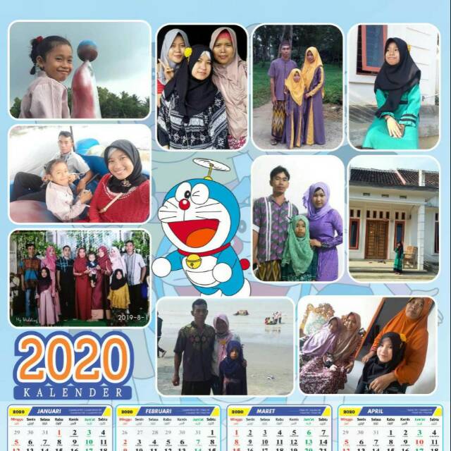 Jual Kalender 2020, request foto sendiri | Shopee Indonesia
