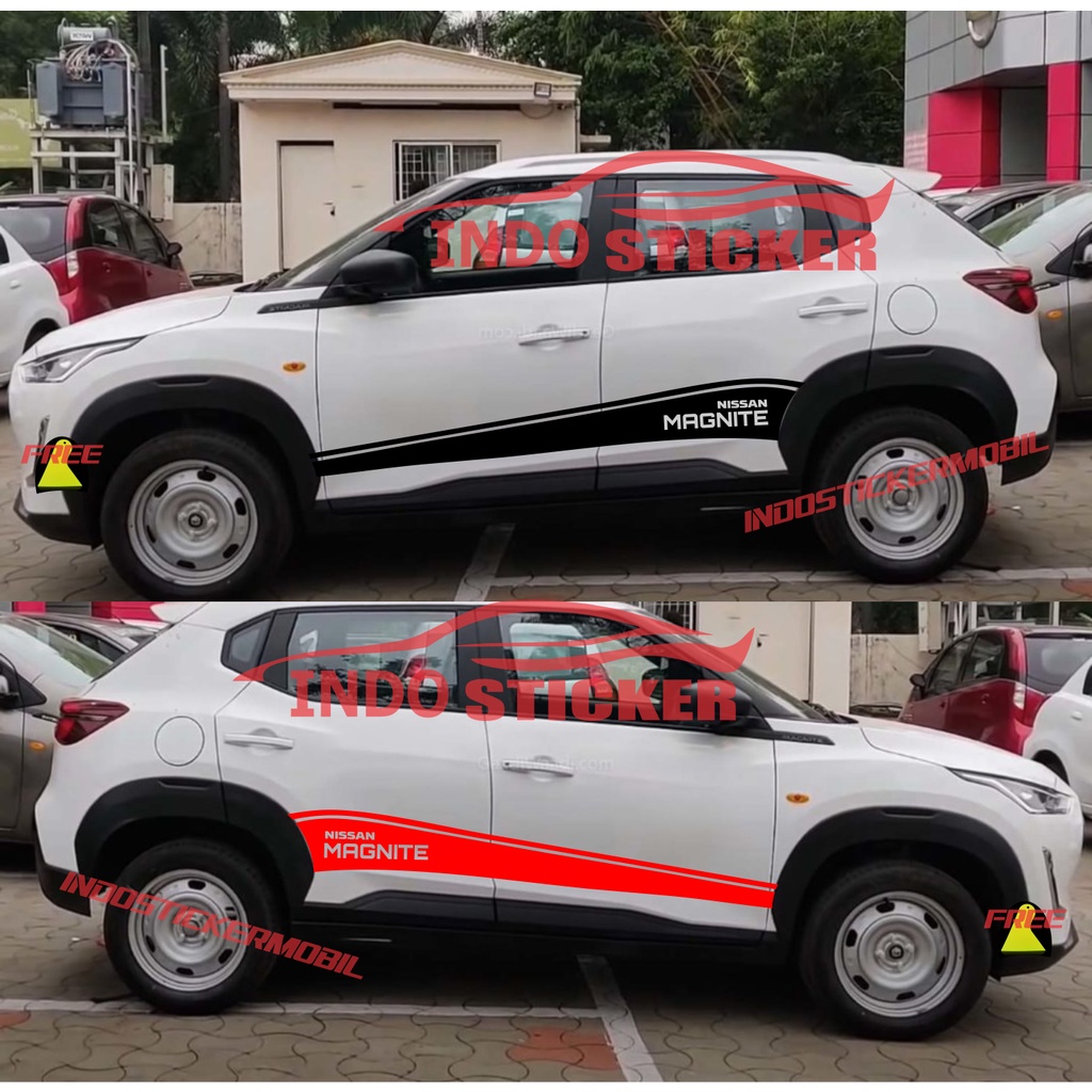 Jual sticker stiker mobil nissan magnite sticker list stripe mobil ...