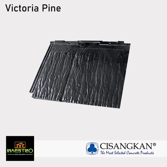 Jual Genteng Beton Cisangkan Type Victoria Pine - Hitam | Shopee Indonesia