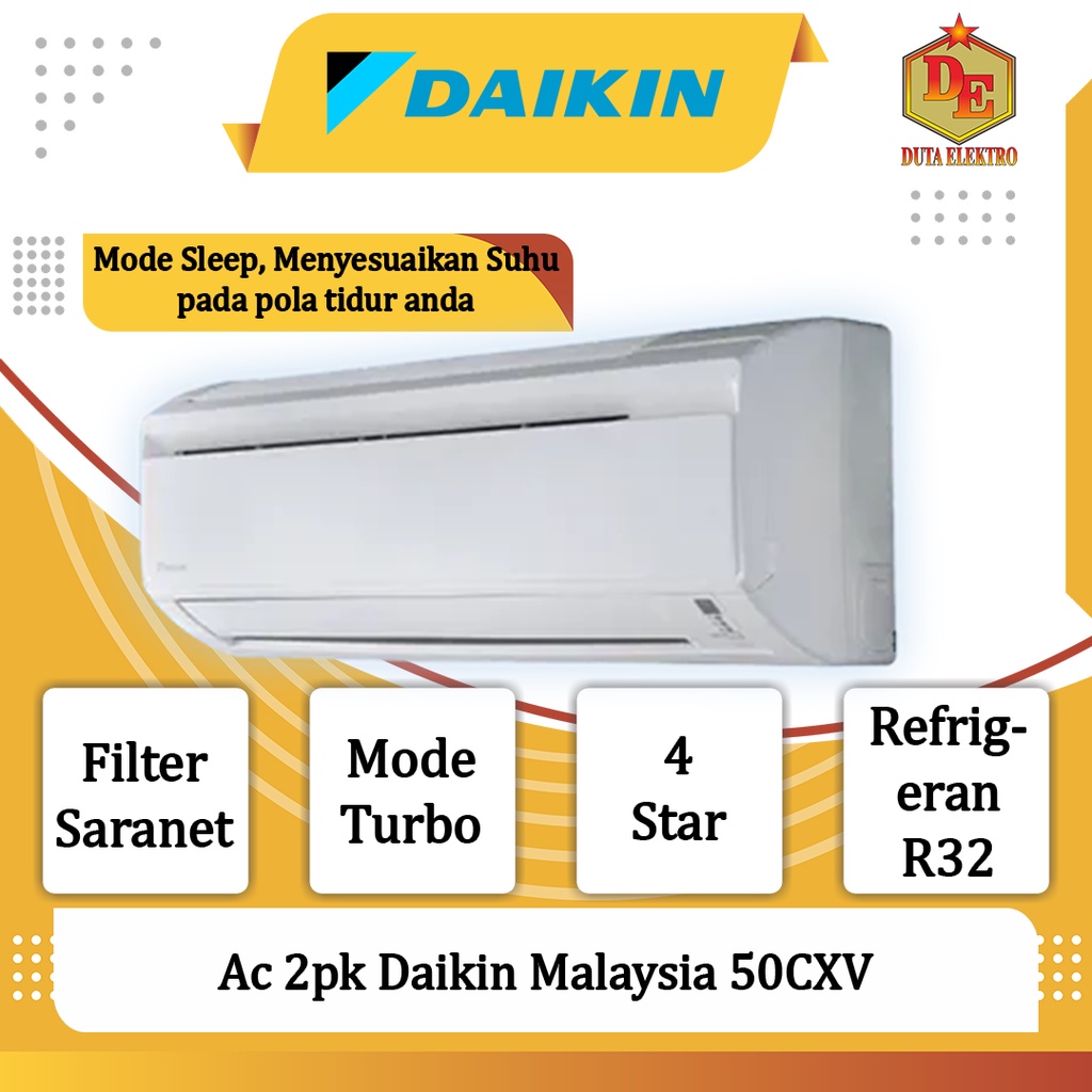 Jual AC 2pk Daikin STC 50 CXV Malaysia Standard | Shopee Indonesia
