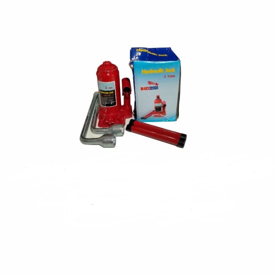 Jual Paket dongkrak botol 3ton + 2 kunci roda L 19&21mm | Shopee Indonesia